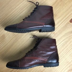 Sabree | Shoes | Sabree Brown Lace Up Boots | Poshmark